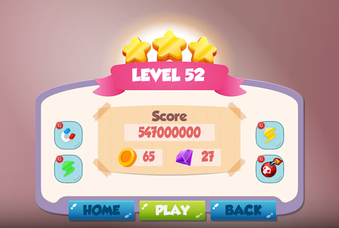 Design high quality mobile game ui design by Manisha_taylor | Fiverr