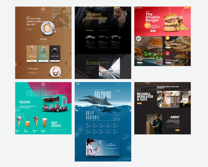 Design modern responsive wordpress website and landing page by ... Design modern responsive wordpress website and landing page by ...