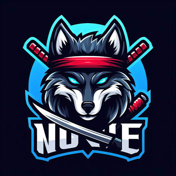 Create ninja wolf esport mascot logo by Will_mane1 | Fiverr