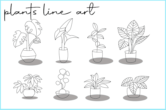 Draw botanical illustration of flowers, plants, line art by Nusrat ...