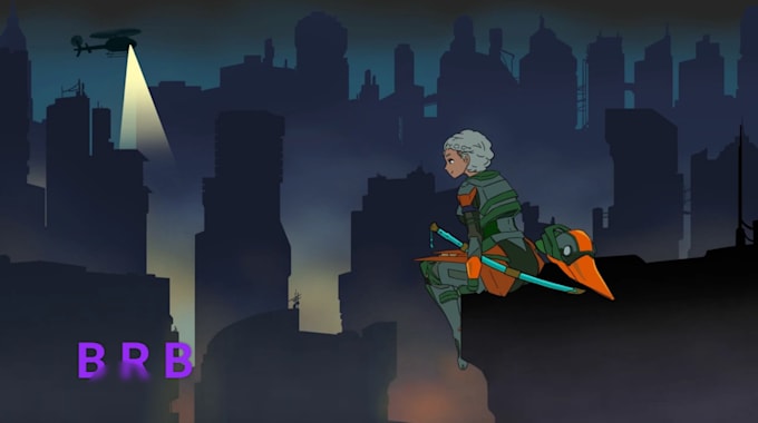 Create starting soon twitch animation screen brb twitch overlay ...