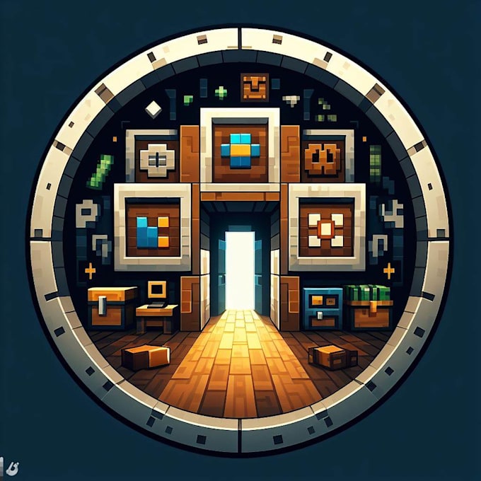 Create you minecraft server logo and server icon by Errorxofficial | Fiverr