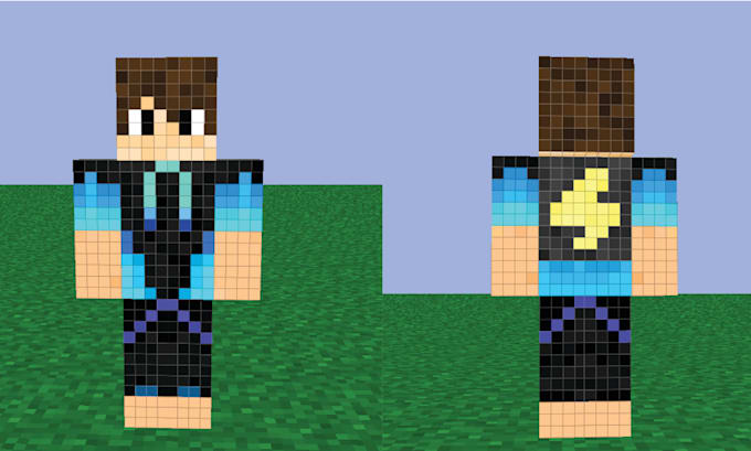 Make a custom minecraft skin for you by Adeelafzal572 | Fiverr