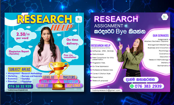 Design social media post and youtube thumbnails by Hishanmadhawa | Fiverr