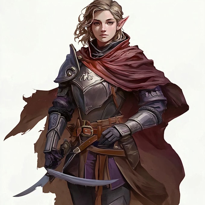 Design a custom dnd character, dnd oc art, game character by Betrayeda ...