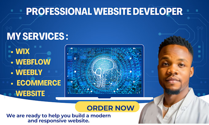 Build a wix, weebly, webflow and e commerce website by Jeffredsmith | Fiverr