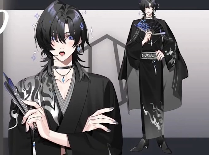 Make 2d vtuber model, 2d vtuber rigging, live2d model, vtuber rigging ...