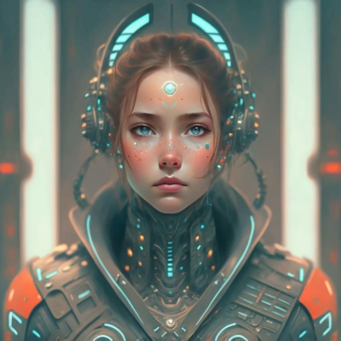 Draw a sci fi character illustration by Hocuspo | Fiverr