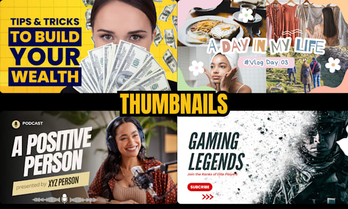 Create eye catching youtube thumbnail by Designerhajraa | Fiverr