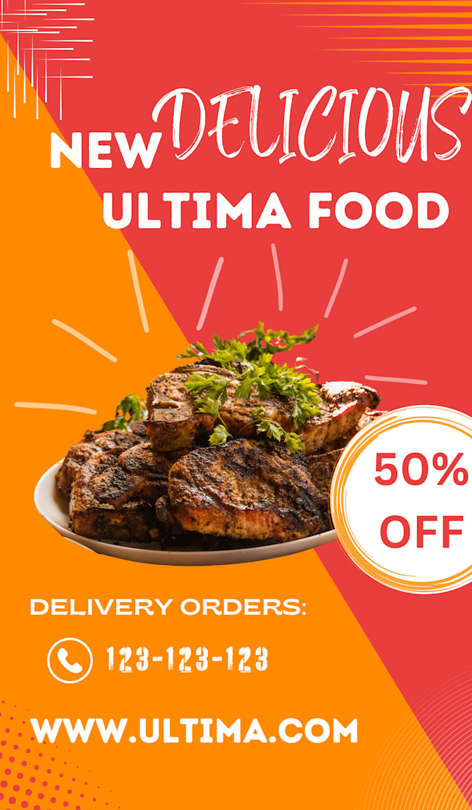 Design eye catching food posters , menu cards , banners by Orion_arts7 ...