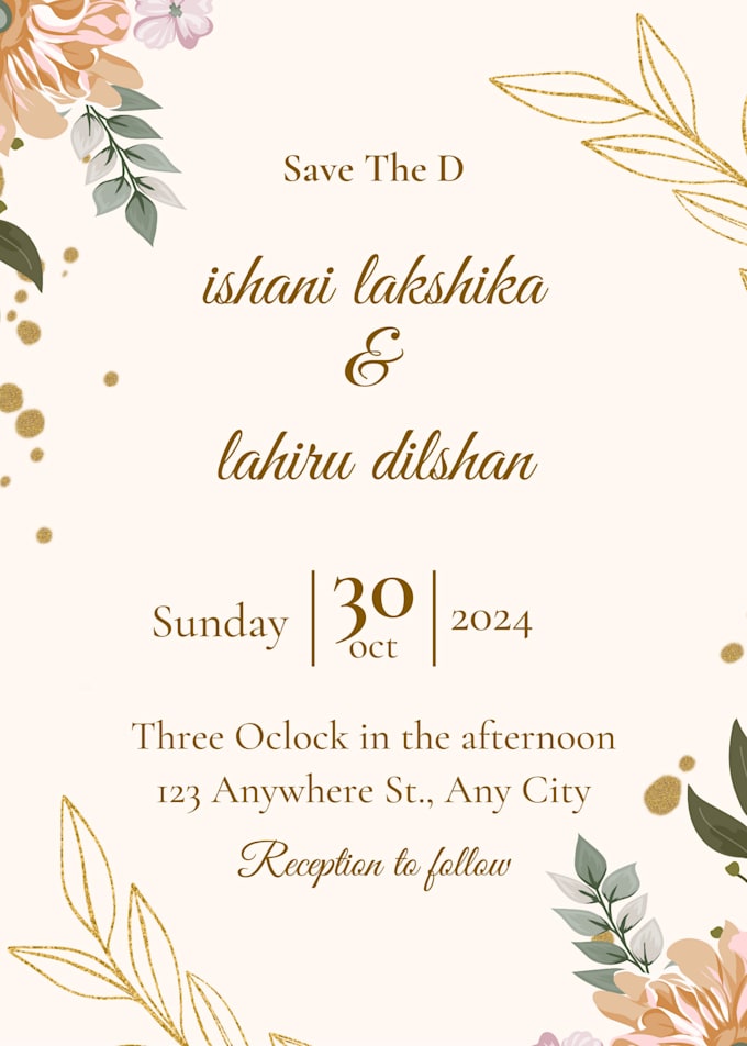 Made invitation, advertisement with ms word by Tharusha_2k04 | Fiverr
