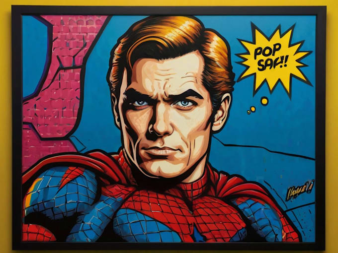 Do a superhero pop art portraits by Roceago | Fiverr
