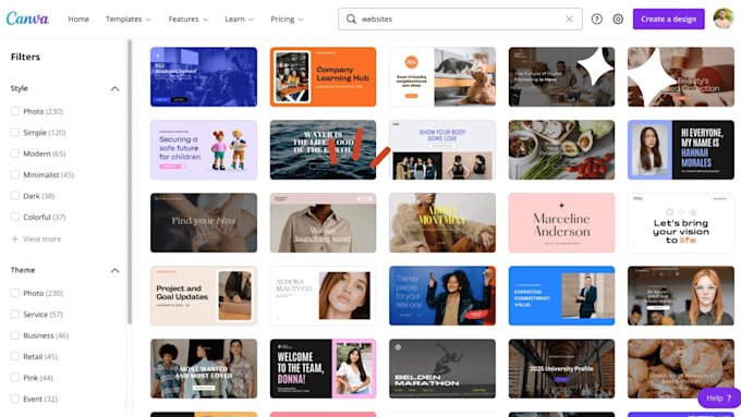 Design amazing canva, webflow and wix website develop by Shazys01 | Fiverr