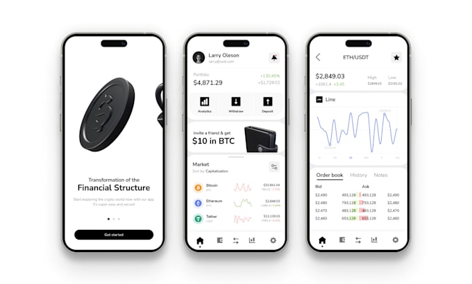 Design modern app ui ux design, appstore screenshots, figma app design ...