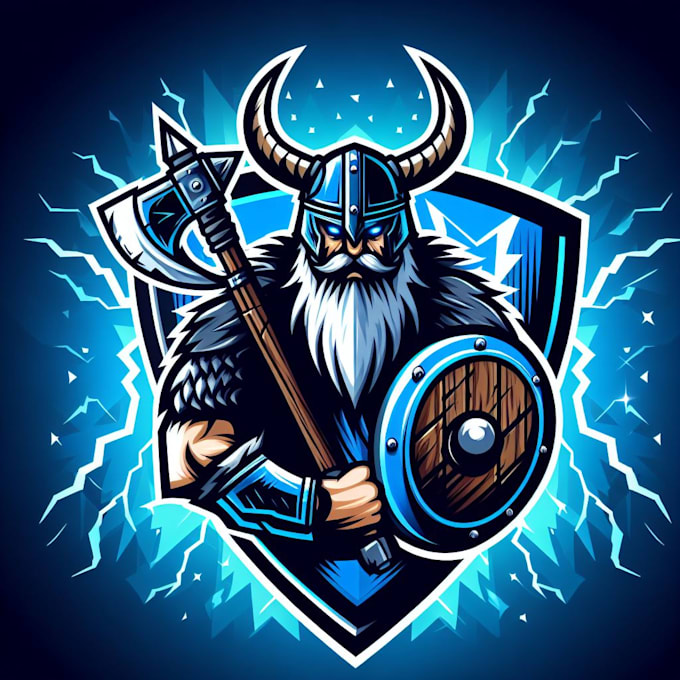 Make an amazing angry viking esport mascot logo in 12 hours by Scott ...