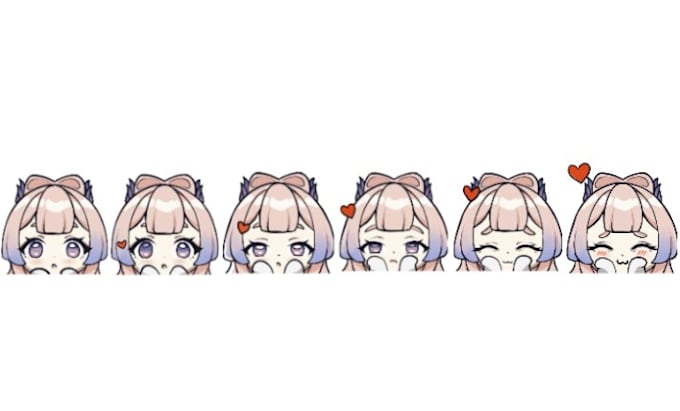 Do custom emotes and gifs for streaming platforms by Beguildart | Fiverr