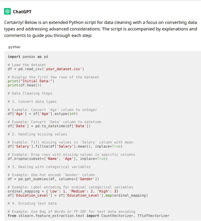 Create customize gpt prompt for you by Azadry | Fiverr