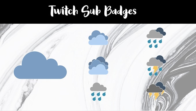 Create sub badges for your twitch channel by Pastelsdarling | Fiverr