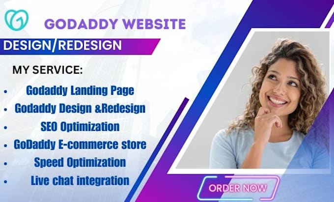 Design or redesign godaddy website hubspot landing page godaddy website ...