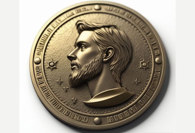 Do 3d coin model, medallion, meme coin, nft art, gold coin, crypto ...