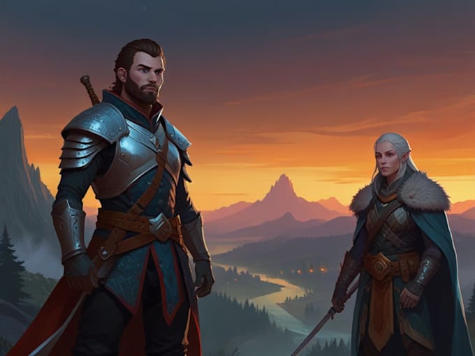 Design custom 2d character design and concept art by Alsaneacou | Fiverr