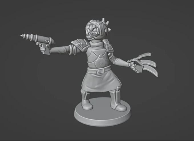 Do 3d stl,fbx,obj, 3d character file for 3d printer or game by Ali_3553 ...