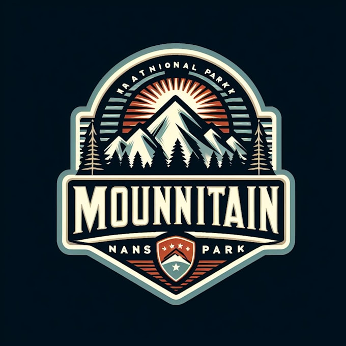 Create awesome mountain national park mascot logo in 12 hours by ...