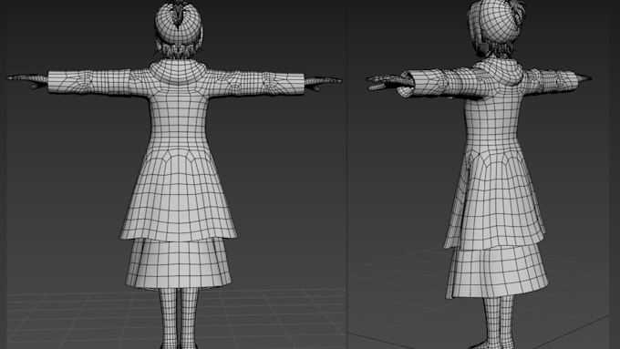 Create vrchat 3d model vrchat avatar vtuber furry avatar by Lillynoob ...