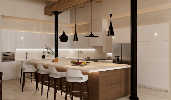 Do 3d modelling, interior design and realistic 3d rendering using lumion ,d5 by Ms_sarwar21 | Fiverr