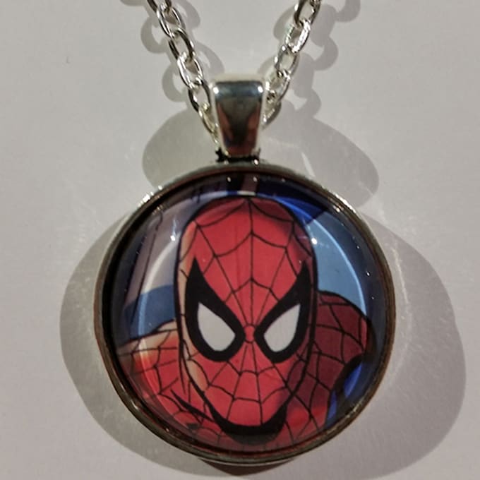 Create a necklace pendant using comic books images by Comiccrafts | Fiverr