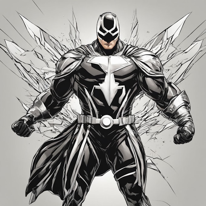 Design a unique superhero comic character for you by Chamays | Fiverr