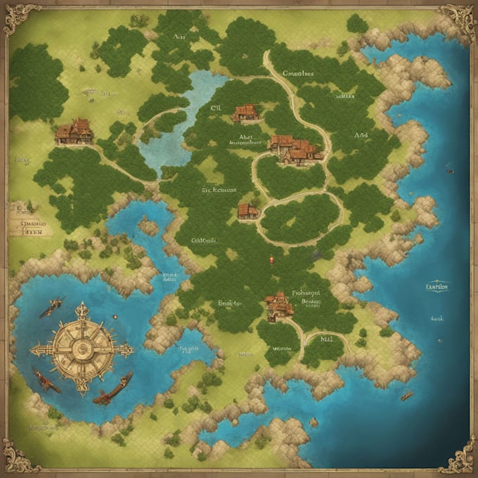 Create Your Fantasy Map Worldmap Battlemap For Dnd Etc By Chamays