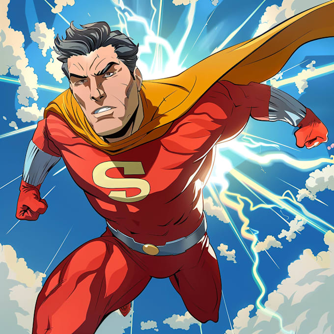 Make your amazing superhero portrait by Kaitlinderso | Fiverr