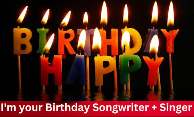 Write and sing happy birthday song birthday wish birthday greetings ...