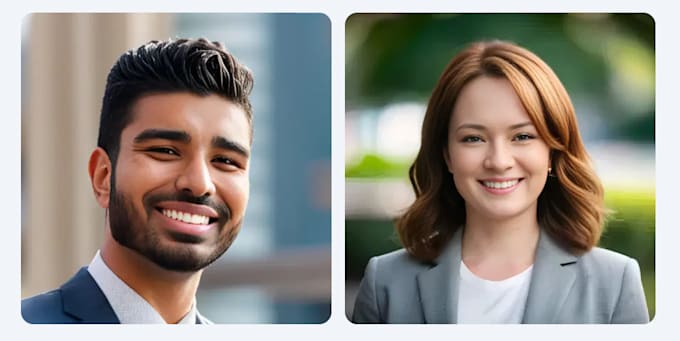 Create a professional ai headshot and portrait for linkedin by ...