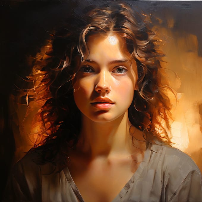 Paint a unique oil painting portrait for you by Krostos | Fiverr