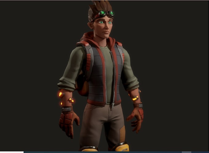 Aaa game character, stylized nsfw character, uv map, retopology, 3d ...