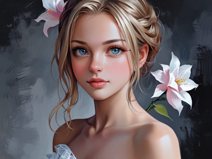 Paint a beautiful custom oil painting for you by Deqavioss | Fiverr