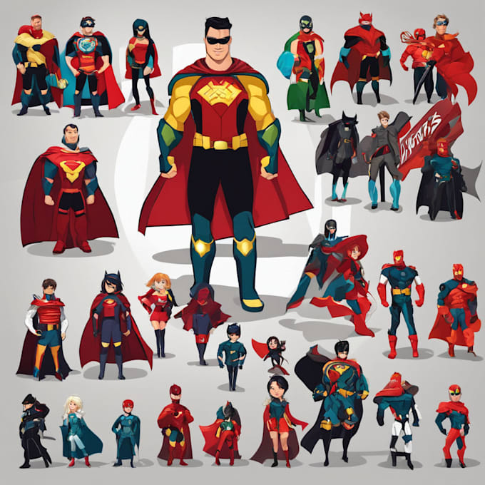 Draw you as a superhero character by Mhaeleeri | Fiverr