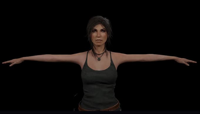 Aaa game character, uv map, retopology, stylized 3d model, ubisoft ...