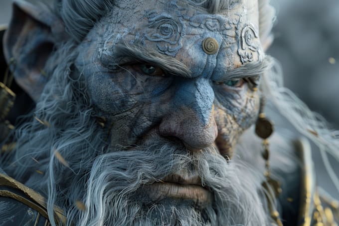 Design realistic fantasy dnd game character illustration by Asaaullock ...