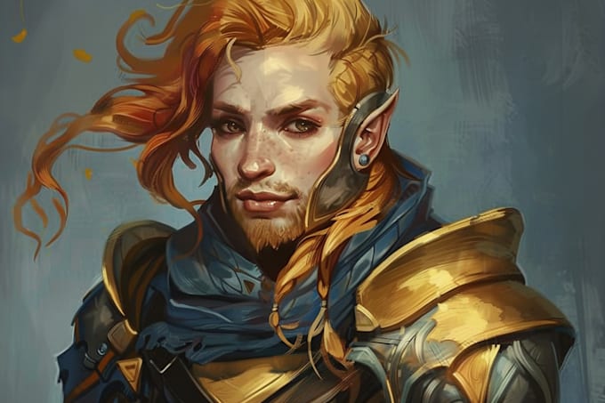 Design a dnd art and d and d character for you by Lugtreh | Fiverr