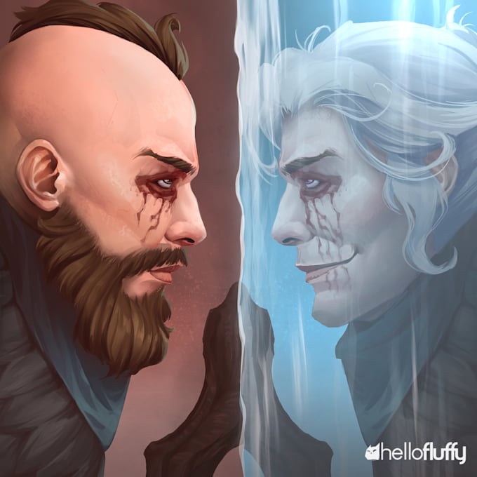 Create avatar icon dnd character headshot by Hellofluffyid | Fiverr