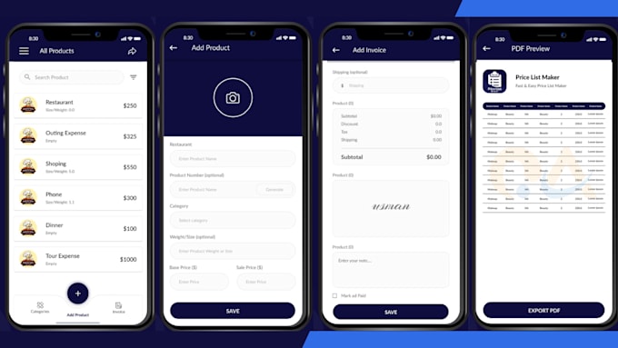 Design android app xml layouts frontend ui in android studio by Ammarrajpoot518 | Fiverr