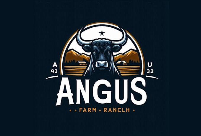 Design gardening, ranch, field, plants, organic animal farm logo by ...
