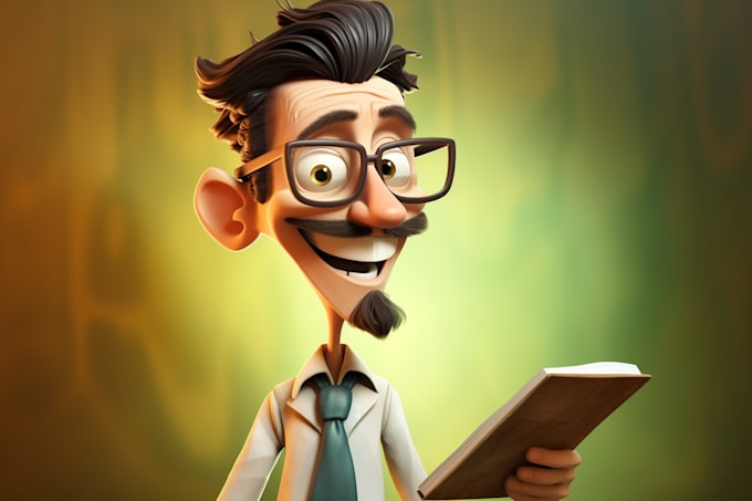 Do modern cartoon character and caricature art by Taliknis | Fiverr