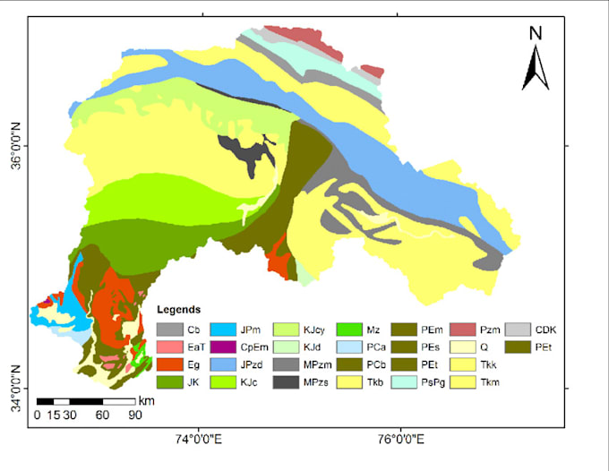 Do georefrencing using arcgis qgis arcmap by Geosolutions007 | Fiverr