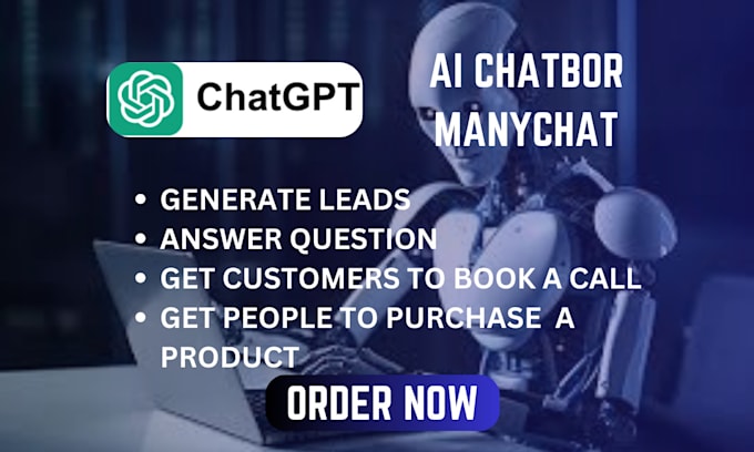 Create ai chatbot using chatgpt and manychat integrate in website or app by Muktechsolution | Fiverr