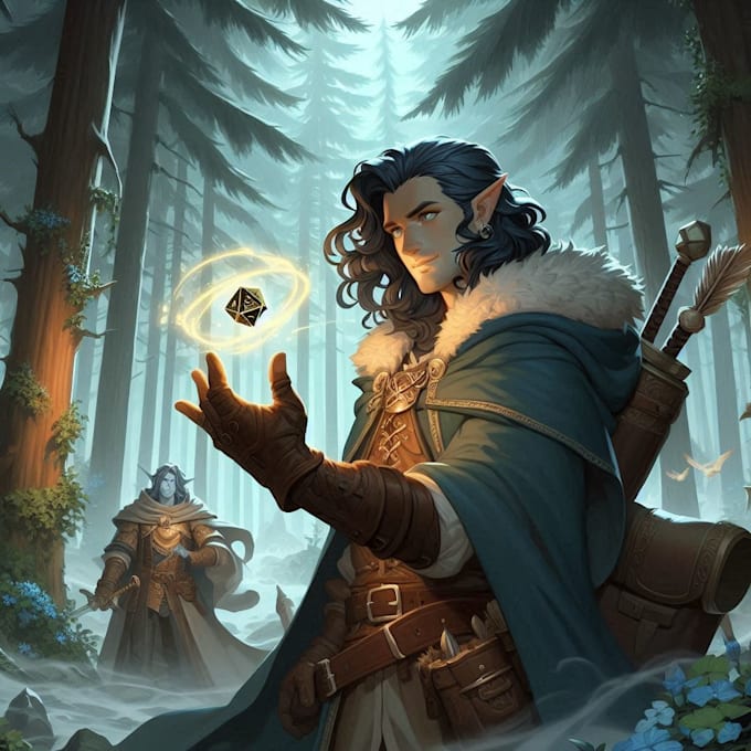 Draw a unique dnd character art by Ggrarsha | Fiverr