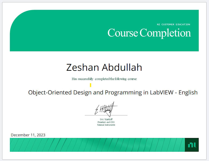 Do software development in labview by Zeshanabdull698 | Fiverr